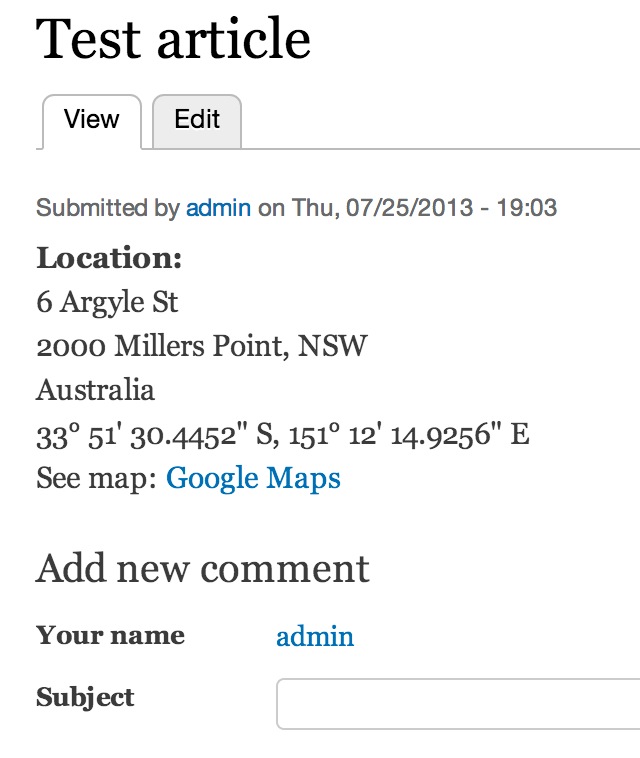 How to Store Addresses in Drupal 7 Using Location Module - WebWash