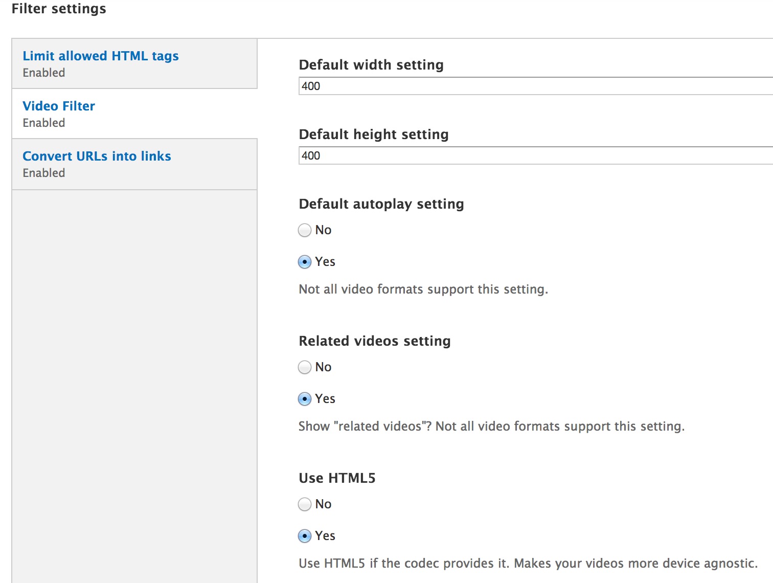 How to Embed Videos using Video Filter in Drupal 7 - WebWash