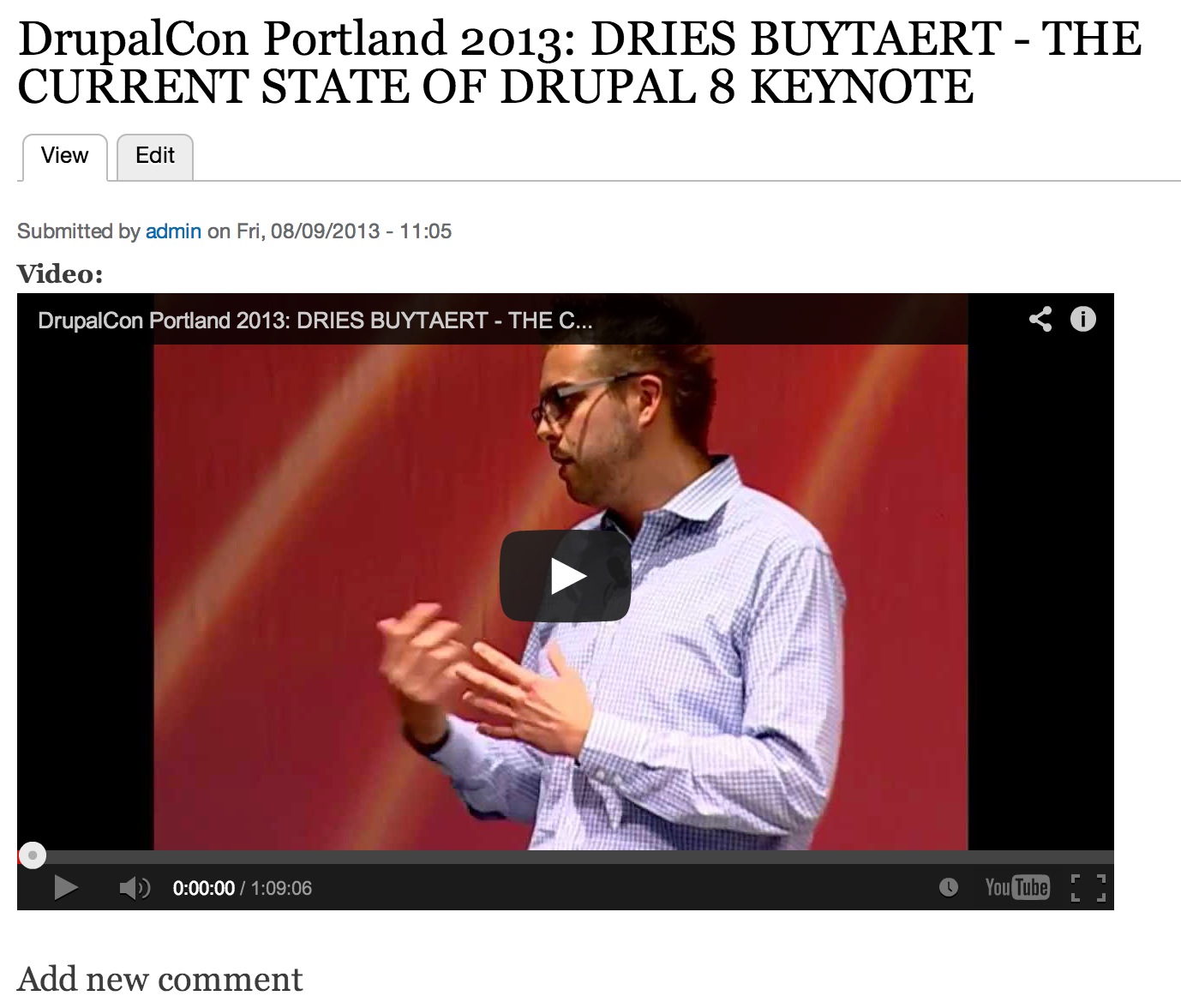 How to Embed Videos using Video Embed Field Module in Drupal 7 - WebWash