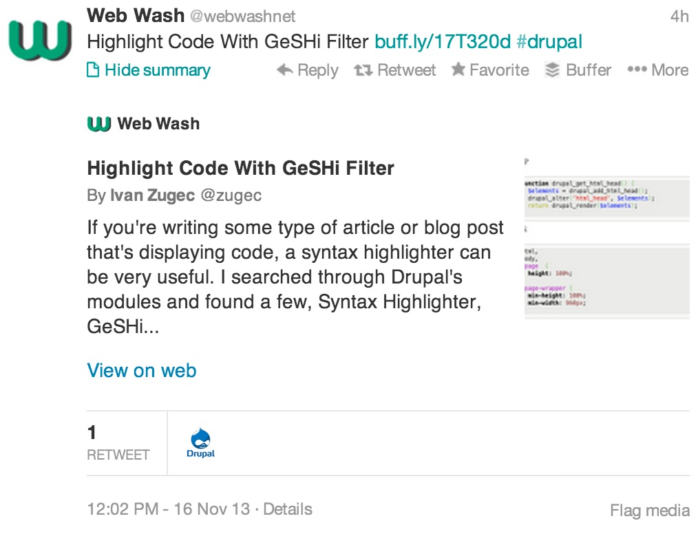 4 Modules That Help you Integrate your Drupal Site with Twitter - WebWash