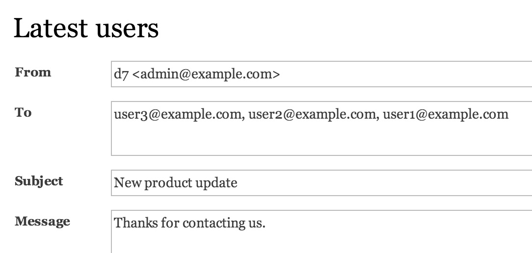 Send Emails Directly From Views Using Views Send In Drupal 7 Webwash 2275