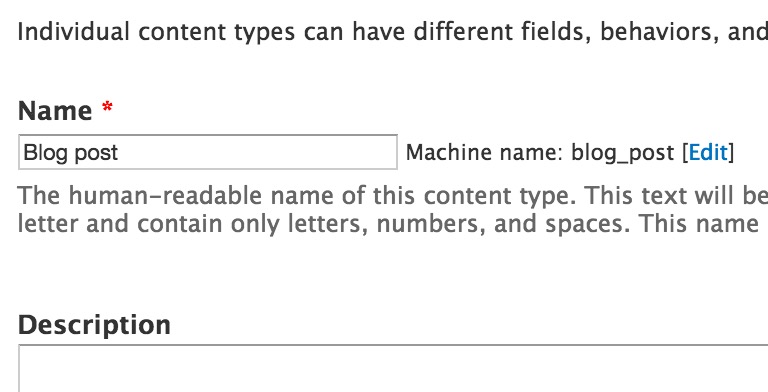How to Add Machine Names to Content Types in Drupal 7 - WebWash