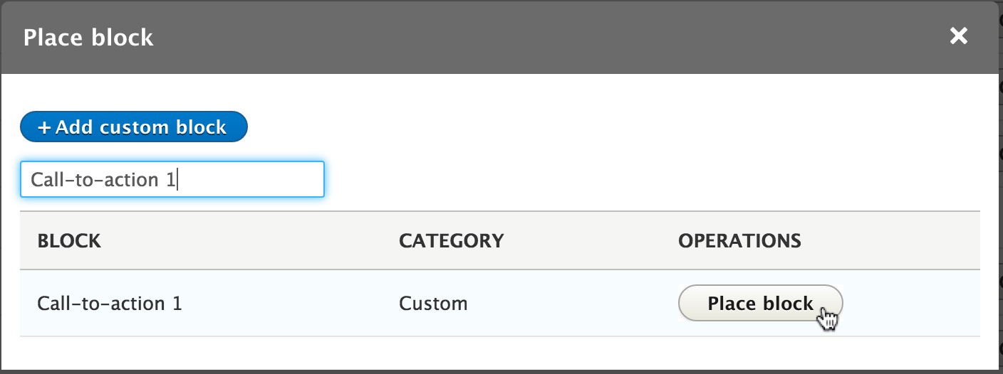 Build a Blog in Drupal 8: Managing Blocks - WebWash