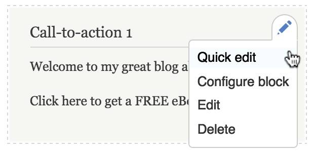 Build a Blog in Drupal 8: Managing Blocks - WebWash