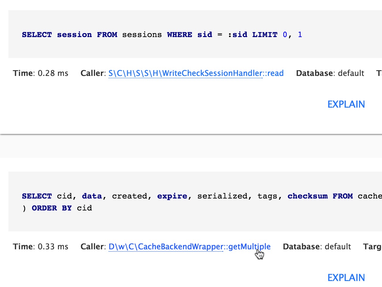 Debug Site Performance Using Web Profiler in Drupal 8 - WebWash