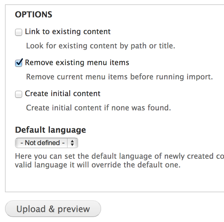 Import And Export Menus With Menu Import Module In Drupal 7 Webwash