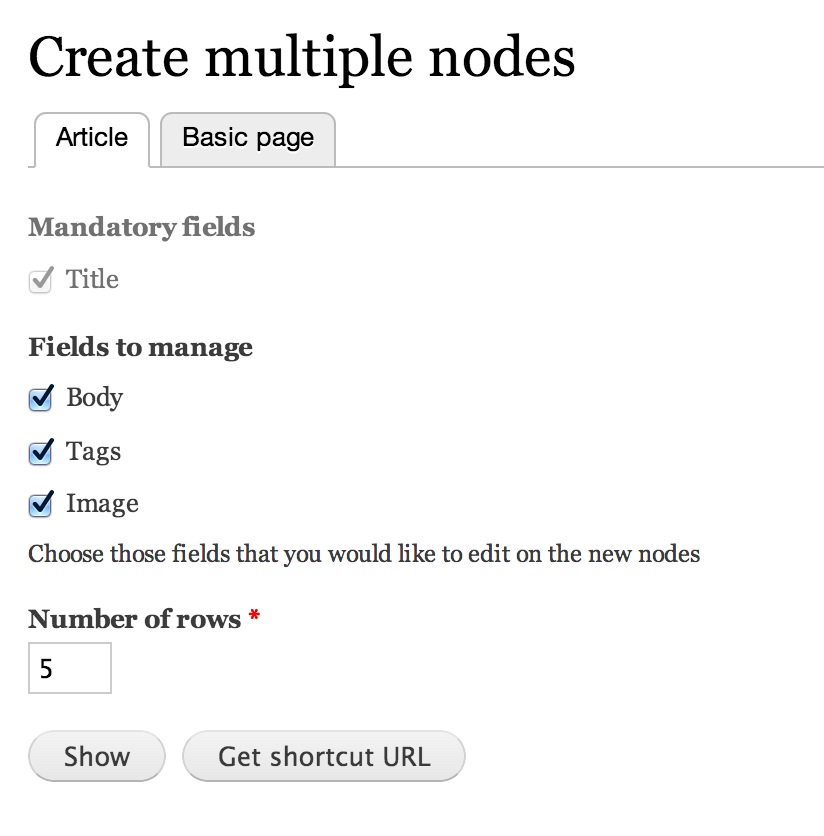 Create Multiple Nodes From A Single Page - WebWash