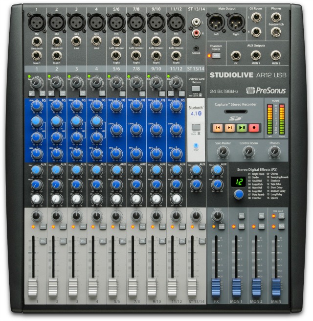 New Presonus Musician's Recording Mixers