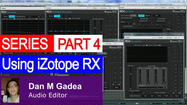 Series: Part 4 Using iZotope RX5 For Audio Editing