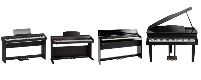 Four New Roland Digital Pianos