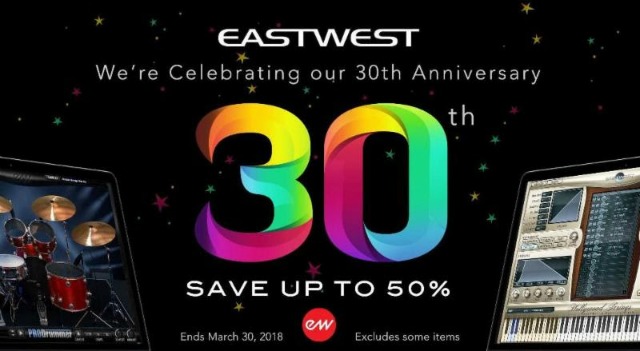 EastWest Announces 30th Anniversary Sale
