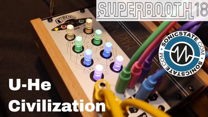 Superbooth 2018: U-He Civilization First Eurorack Module