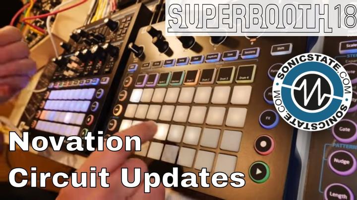 Superbooth 2018: Novation Updates for Circuit and Monostation