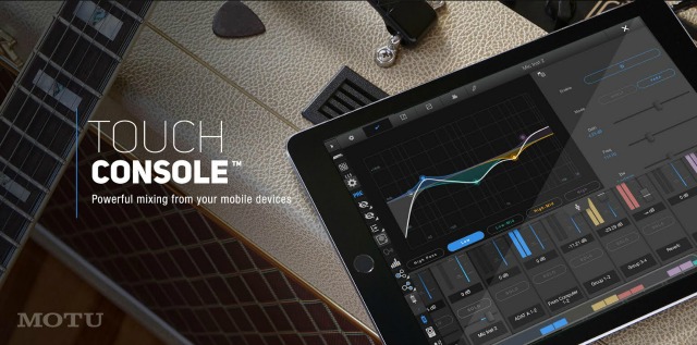 Touch Console For MOTU Audio Interfaces