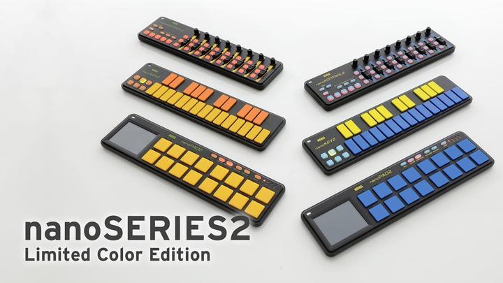 Korg's New NanoSERIES2 Controllers Come In Colour