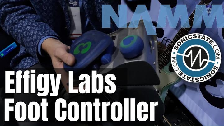 NAMM 2019: Effigy Labs - Responsive, Playable MIDI Foot Controller