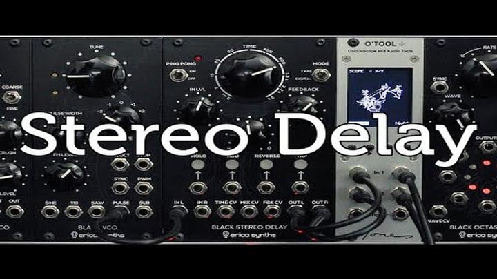 Erica Synths Black Stereo Delay Ships