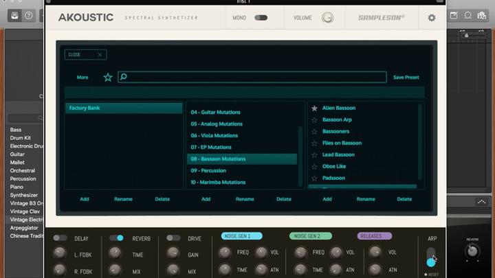 Akoustic Spectral Synthesizer