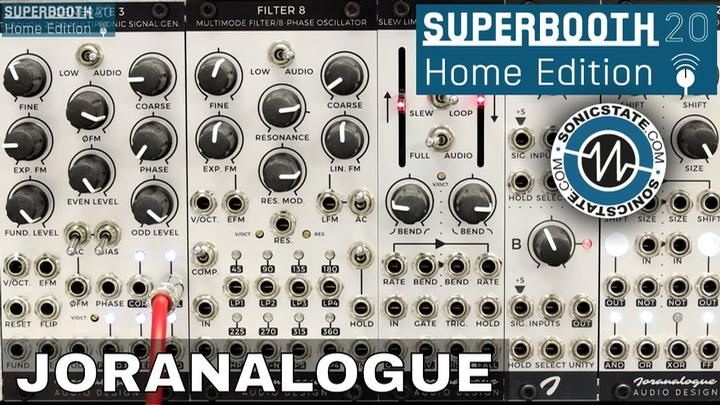 Superbooth 20HE: Joranalogue - Synthesis Agnostic Eurorack Modules