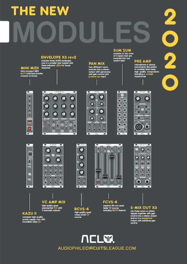 10 New ACL Eurorack Modules