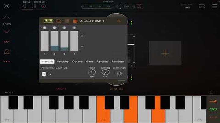 AUv3 MIDI Arp App For iOS