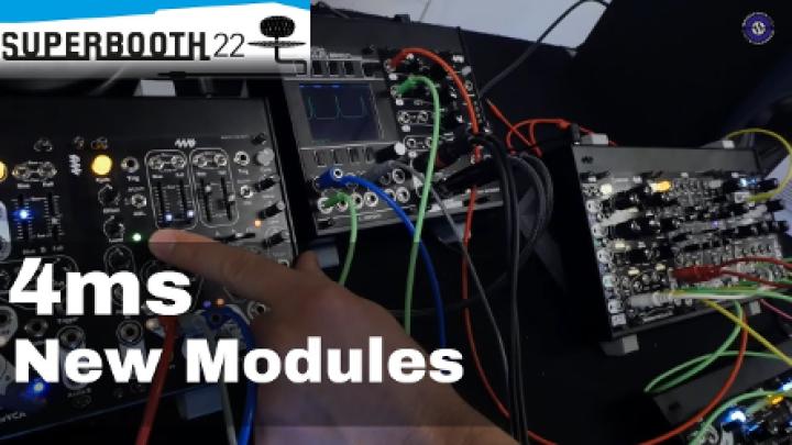Superbooth 22: 4ms - Five new modules