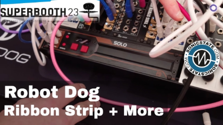 Superbooth 2023: Robot Dog Music Solo Intelligent Ribbon Controller