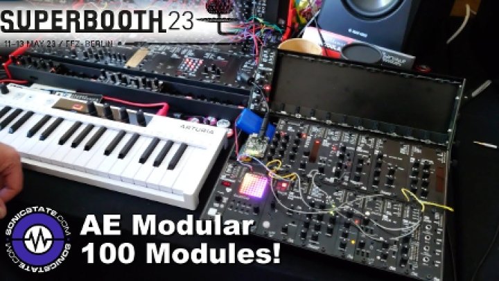 Superbooth 2023: AE Modular Break The 100 Modules Barrier