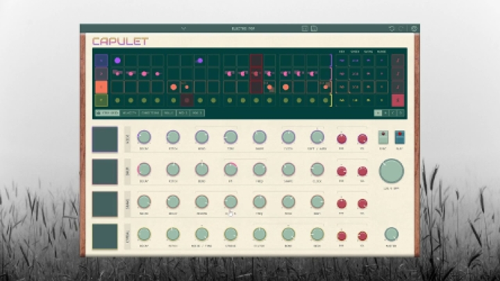 Virtual Analogue Drum Synth & Sequencer
