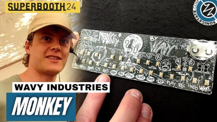 SUPERBOOTH 2024: Wavy Industries - Monkey Bluetooth Keyboard