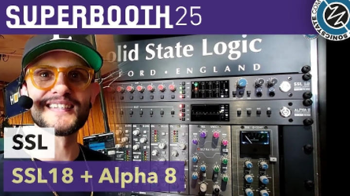 Superbooth 25: SSL - SSL18 Interface + Alpha 8 Expander