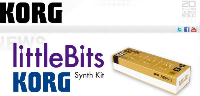 Korg Little Bits Synth Kits Officially Announced