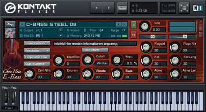 Bass Guitar Virtual Instrument