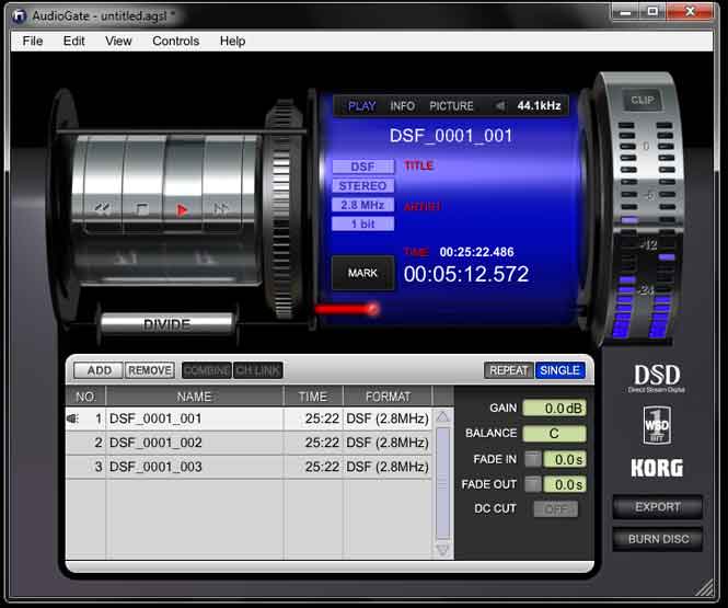 Korg Updates Free AudioGate Conversion Software