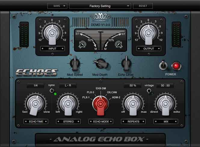 Analog Echo Box Plug-In