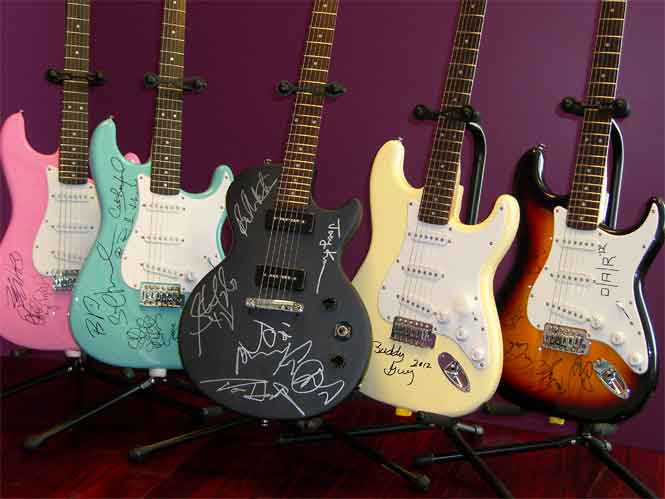 Win Autographed Music Memorabilia