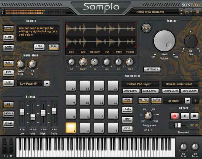 Virtual Sampler For Hip Hop