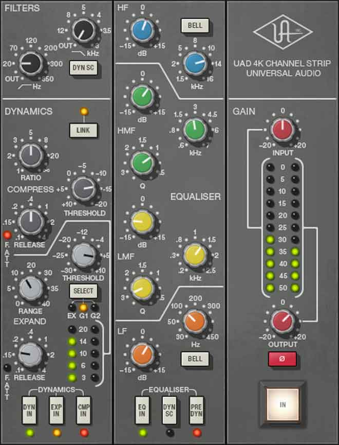 UAD SSL 4000 Console Emulations