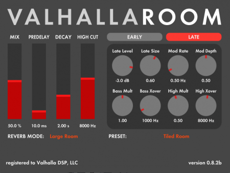 New Reverb - ValhallaRoom