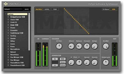 Virsyn Vocoder Updated