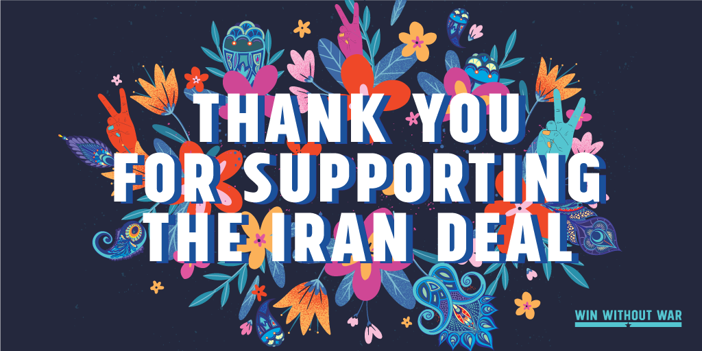 Say Thank You: The Iran Deal 5 years later | Win Without War