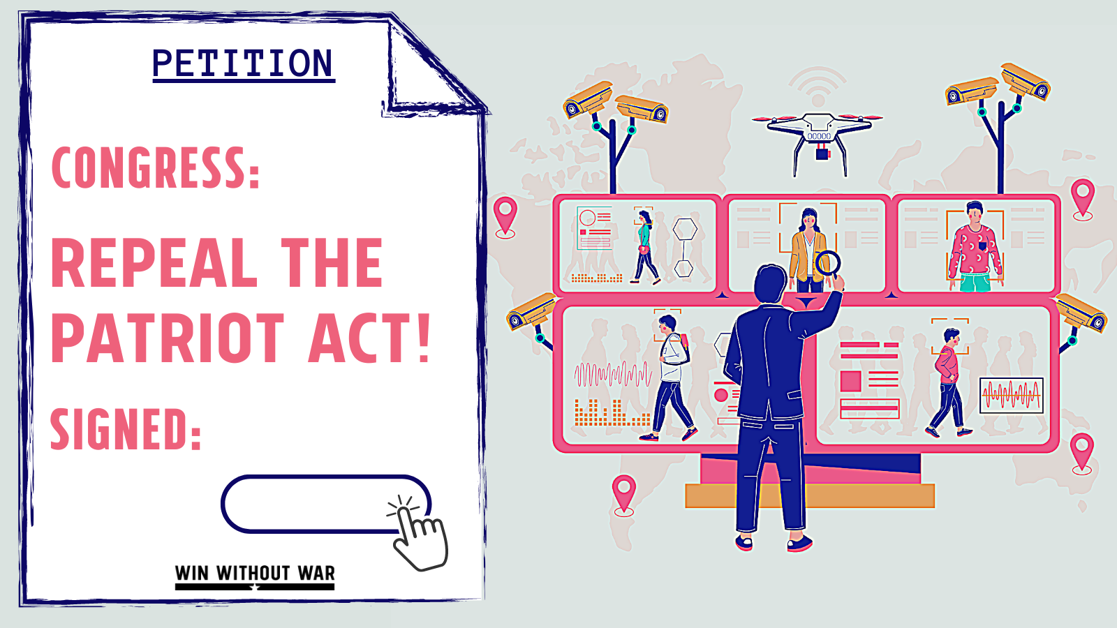 Congress: Tear up the Patriot Act! | Win Without War