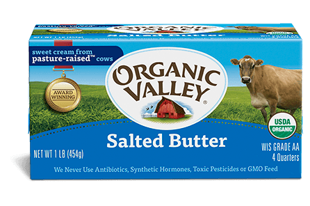 Salted Butter, 1 lb, 4 quarters