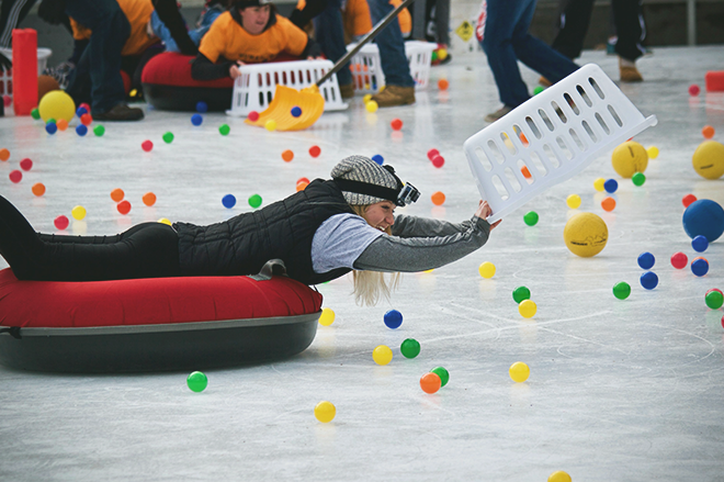 Hungry Human Hippos on Ice