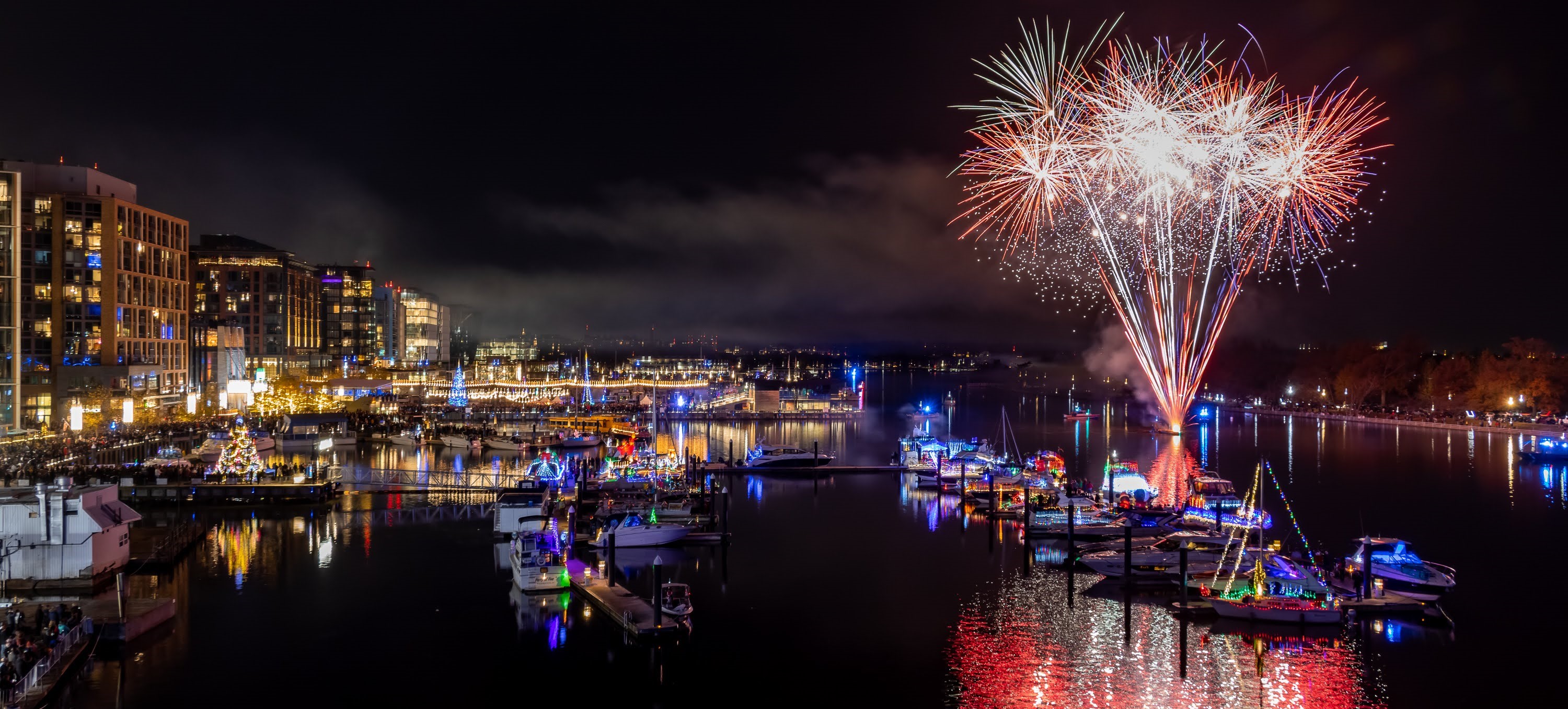The Holiday Boat Parade & Party at The Wharf
