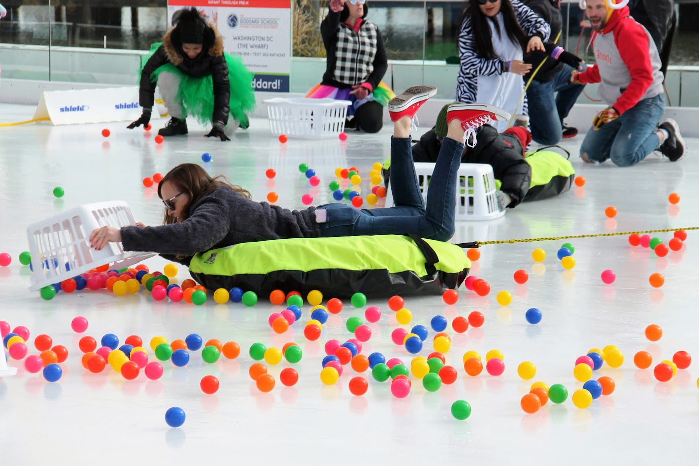 Hungry Human Hippos on Ice
