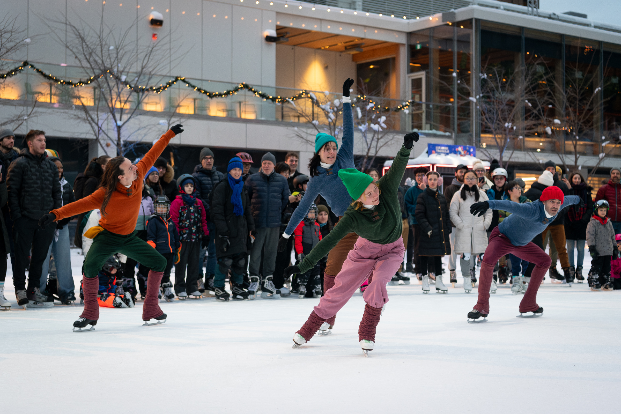 Le Patin Libre Grande Forme Performance at The Wharf Ice Rink