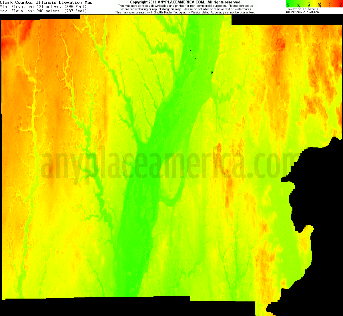 Free Clark County, Illinois Topo Maps & Elevations