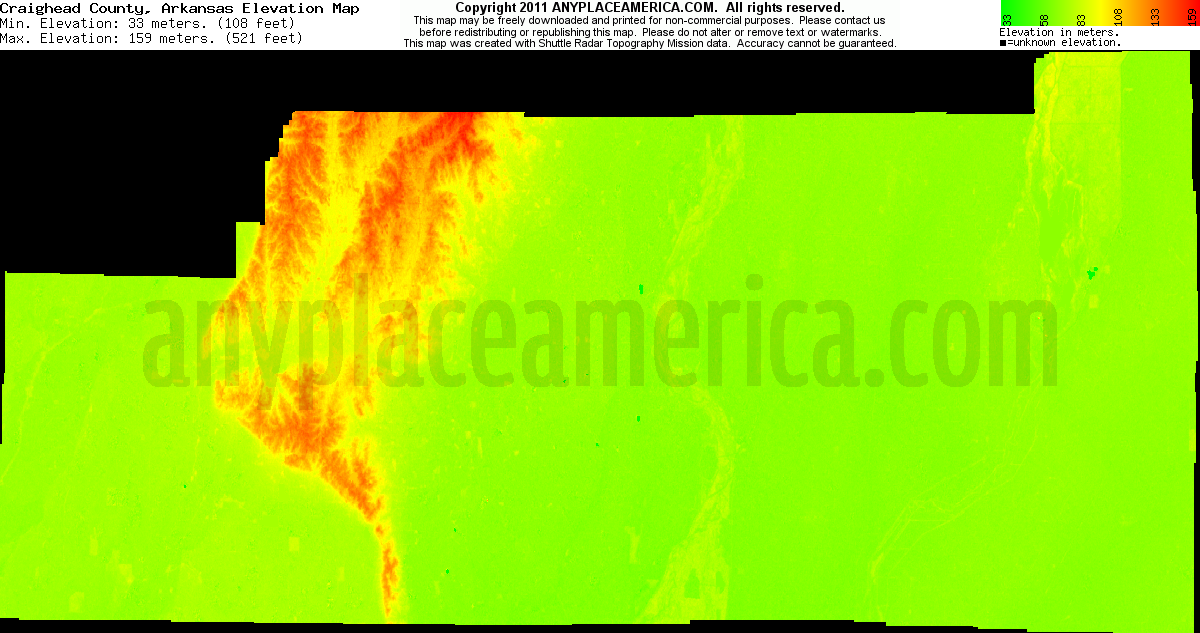 Free Craighead County, Arkansas Topo Maps & Elevations