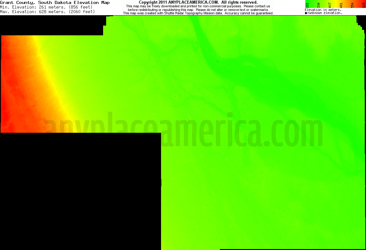 Free Grant County, South Dakota Topo Maps & Elevations